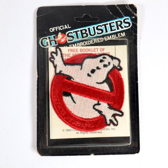 Lewco Toys | Accessories | Vintage Ghostbusters 984 Iron On Embroidered ...